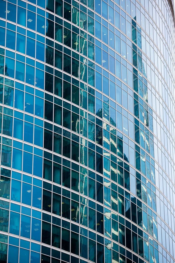 Office window reflections stock image. Image of windows - 57771513