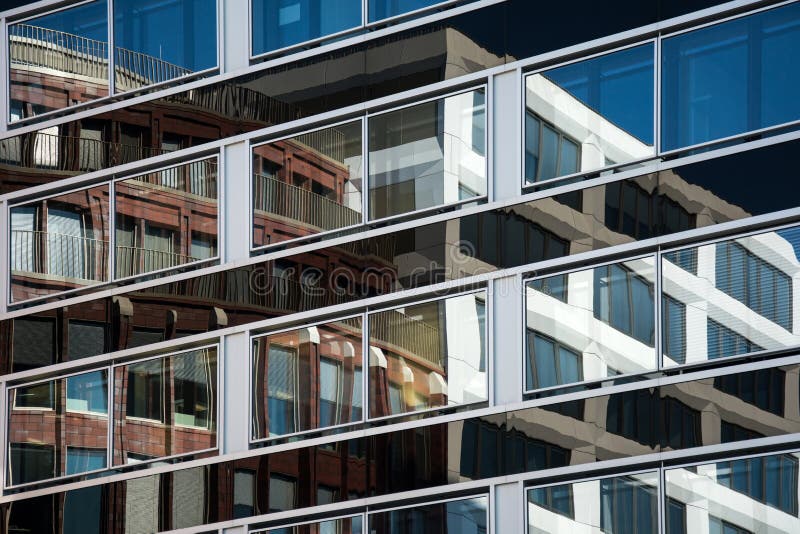 Window reflections stock image. Image of window, metropolis - 34072225