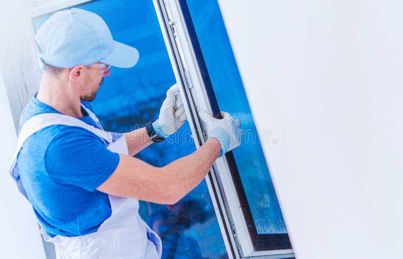 Window Replacement stock image. Image of rebuilding, install - 90575481