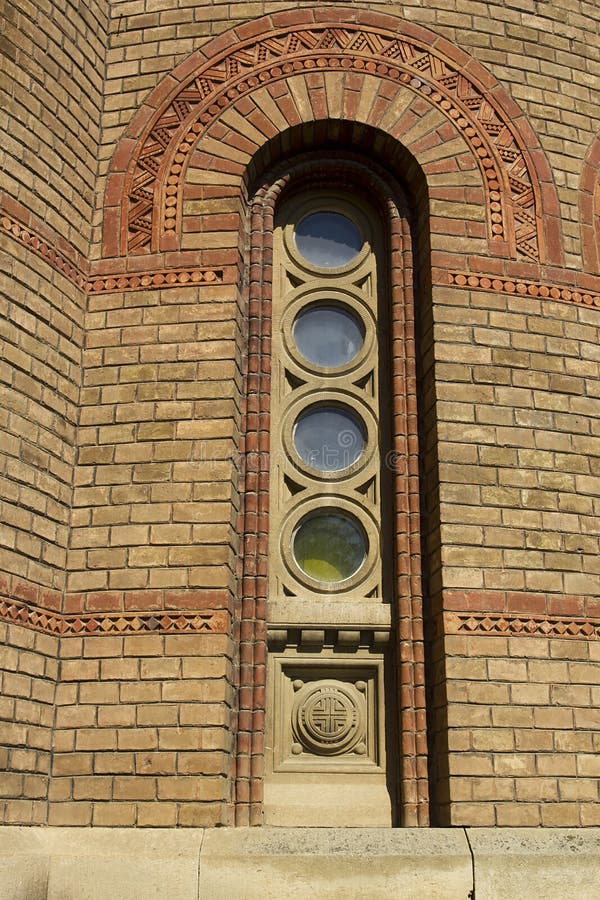 Window in retro. stock image. Image of aged, stone, close - 78445669