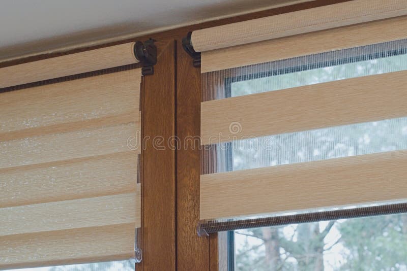 Window roller blind stock photo. Image of wind, burglar - 13765150