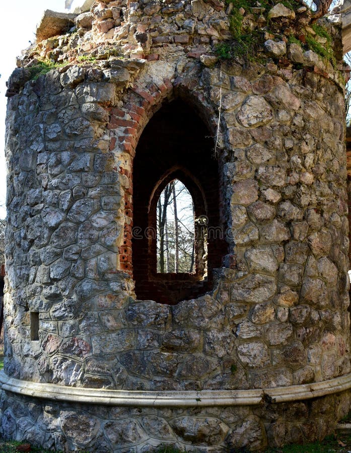 Window of ruin stock image. Image of stones, building - 60866739