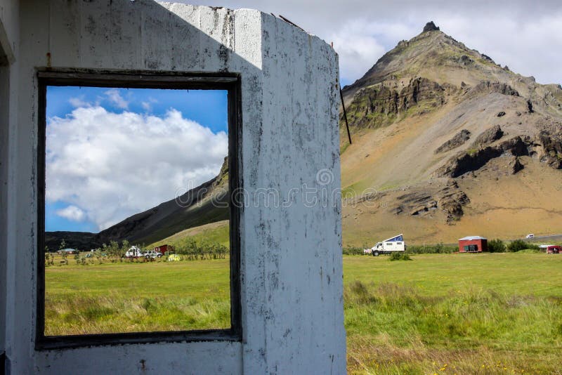 House in Iceland stock photo. Image of colorful, railing - 114276210