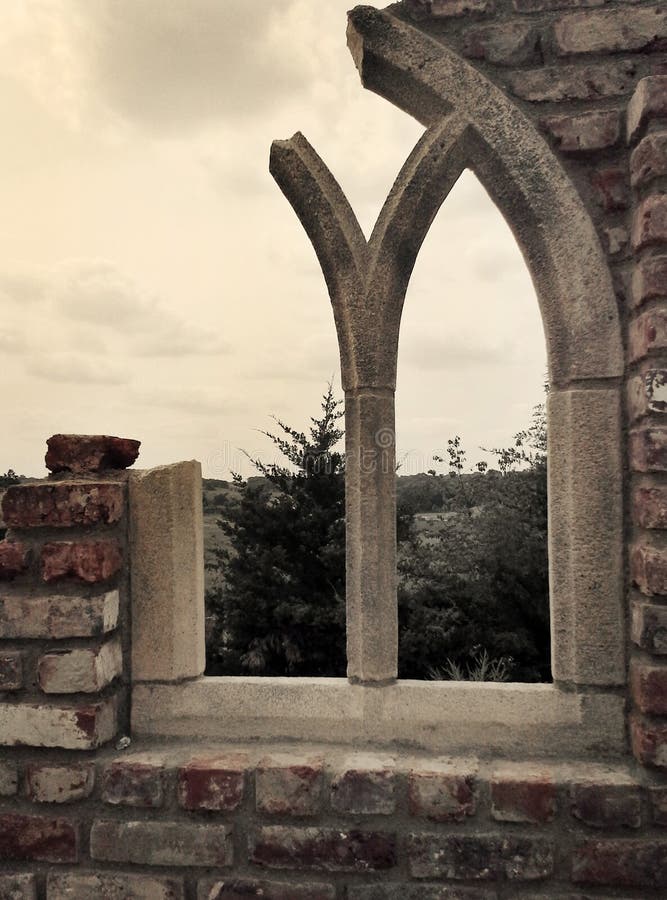 Window Ruins stock image. Image of rain, church, ancient - 75821761