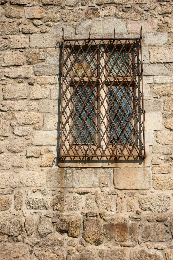 Window with rusty frame stock photo. Image of wall, metal - 13521634