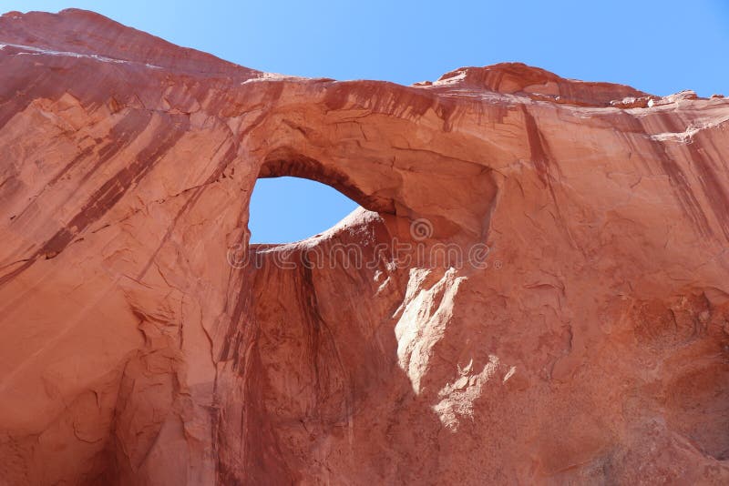 Window in Sandstone Formation Stock Photo - Image of nature, americans ...