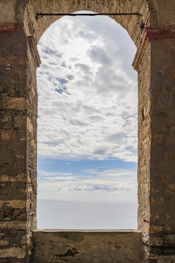 Window and sea stock image. Image of peace, relaxation - 375192765