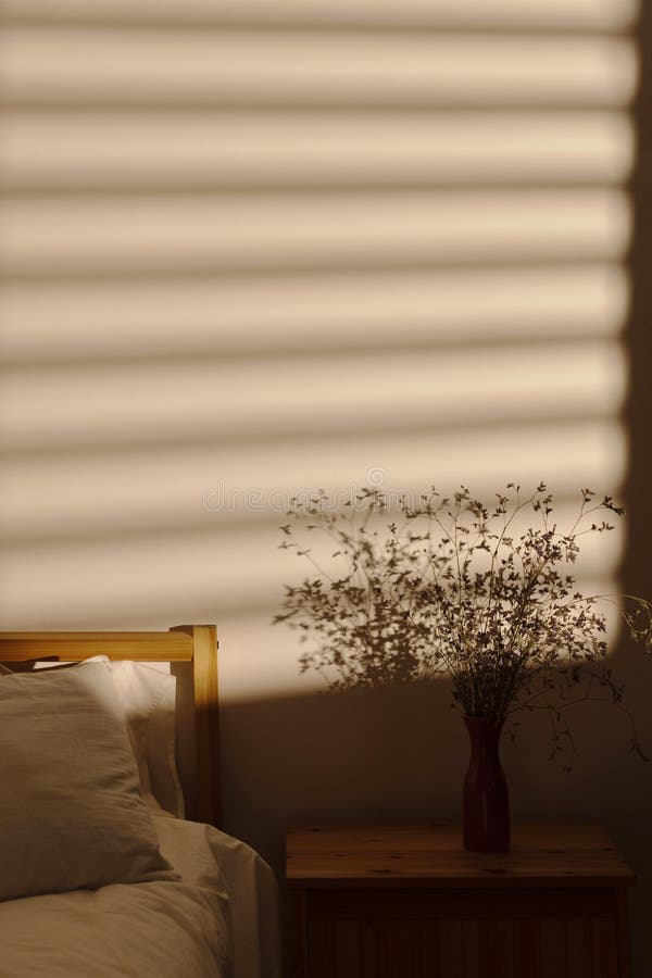 Window Shadow Bedroom Wall. High Quality Photo Stock Photo - Image of ...