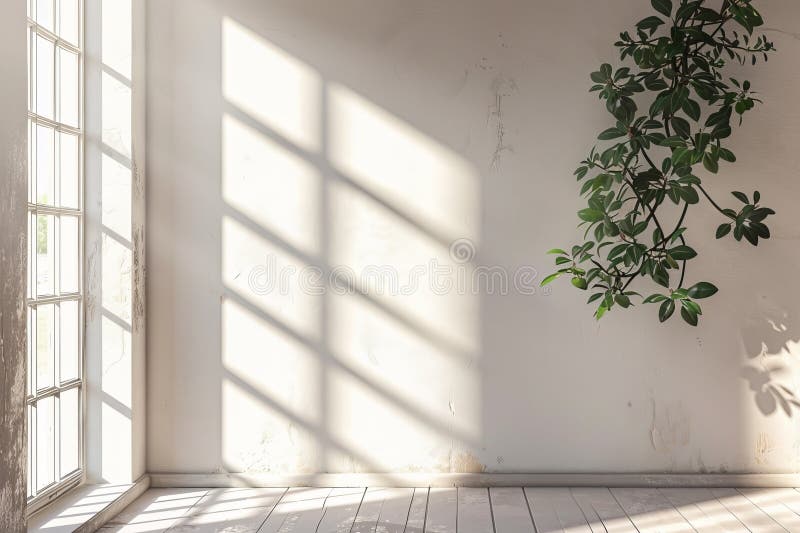 Window Shadow Overlay Effect, Interior Background Stock Photo - Image ...