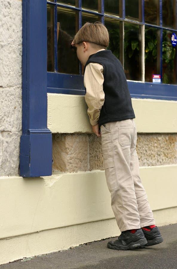 Kids Looking Storefront Window Stock Photos - Free & Royalty-Free Stock ...