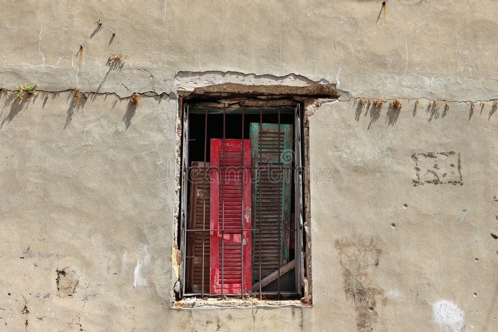 Window Shutters, Batroun, Lebanon Stock Image - Image of wall ...