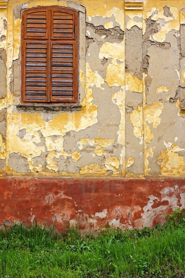 Window Shutters and Old Paint Stock Photo - Image of architecture ...