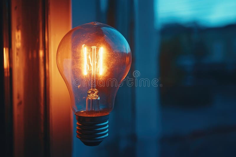 Window Sill Light Bulb stock image. Image of simple - 378263795