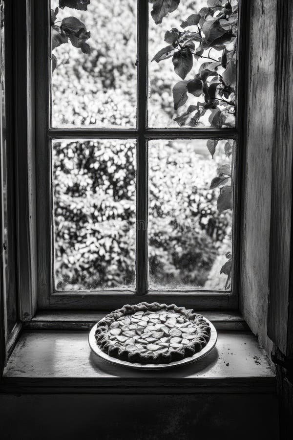 Window Sill Pie stock image. Image of treat, life, frame - 378066107
