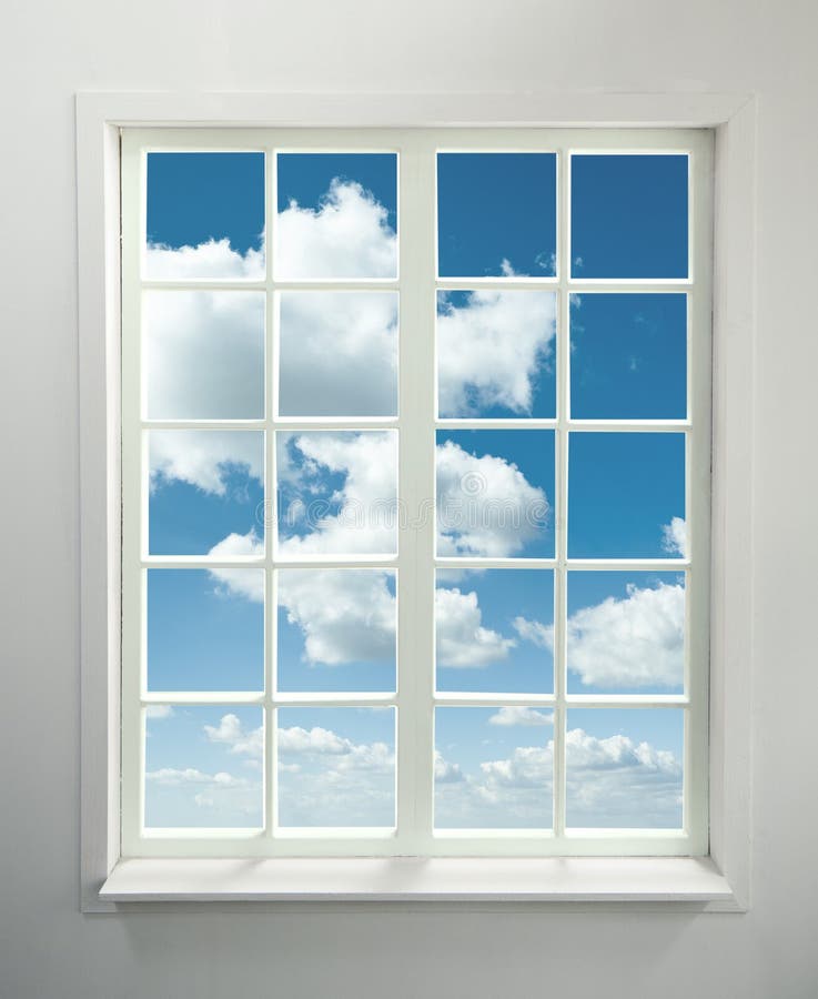 Window and Sky stock photo. Image of modern, residential - 20121946