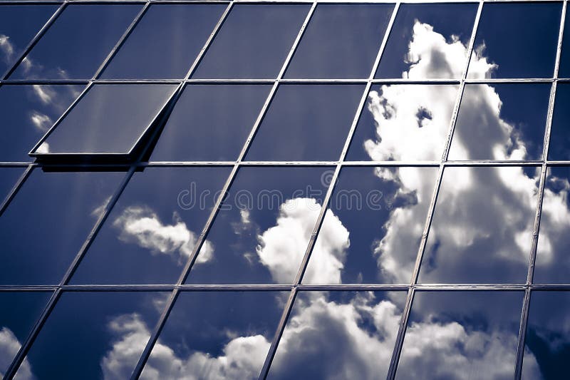 Window in the sky stock photo. Image of glass, steel - 49734984