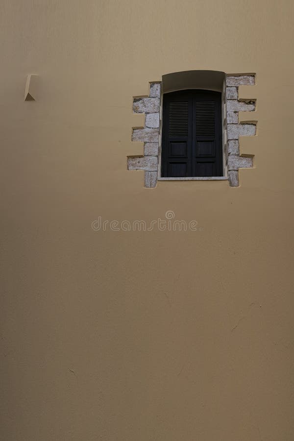 Beige Exterior Wall Decoration. Stock Photo - Image of crushed, grainy ...