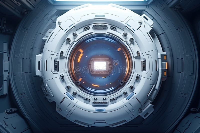 Window in spaceship stock image. Image of concepts, space - 358398275