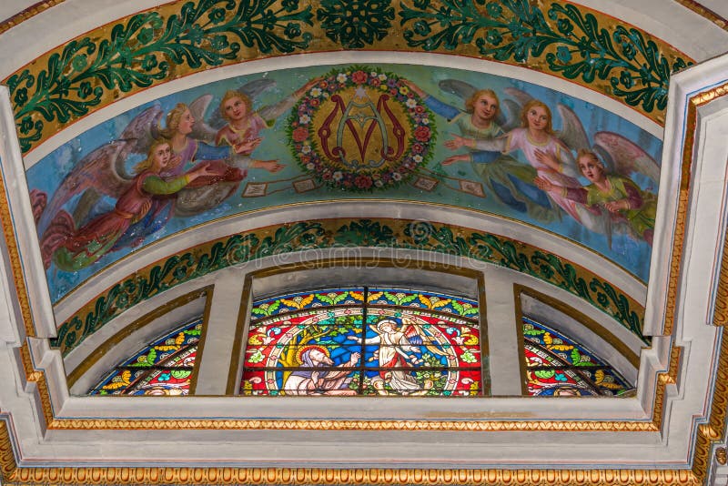 Window in Stella Maris stock image. Image of israel - 101551905