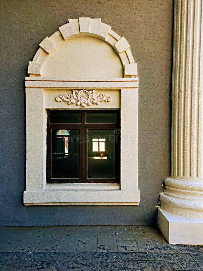 Window in street stock photo. Image of iron, street - 234471600