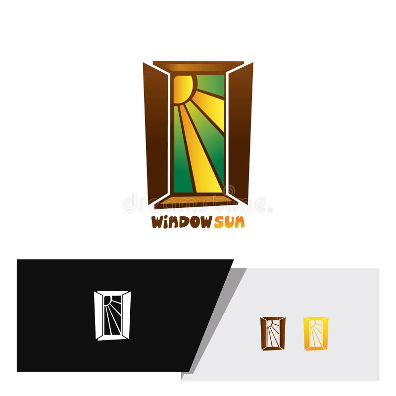 Window with Sun Peeking Thru Stock Vector - Illustration of home ...