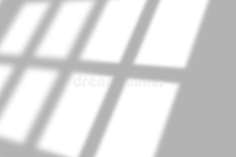 Window Sunlight Shadow Overlay Effect Mockup Stock Illustration ...