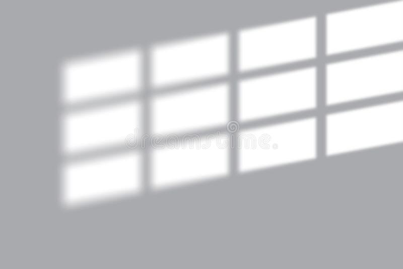 Window Sunlight Shadow Overlay Effect Mockup Stock Illustration ...