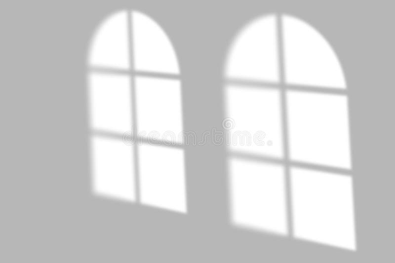 Window Sunlight Shadow Overlay Effect Mockup Stock Illustration ...