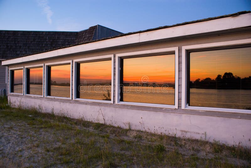 Window Sunset stock photo. Image of dawn, sunrise, grass - 25411948