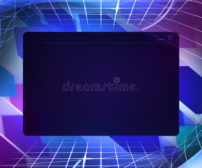 Window Technology Concept Background Stock Illustration - Illustration ...