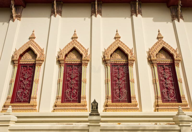 Window of temple stock image. Image of thai, palace, decorative - 28276517