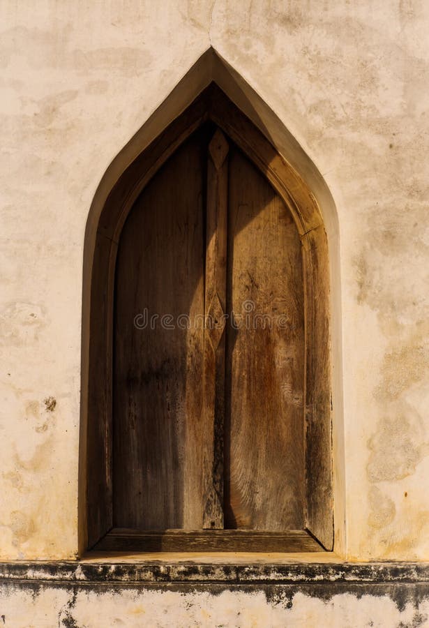 Window of thai old temple stock image. Image of tower - 31179181