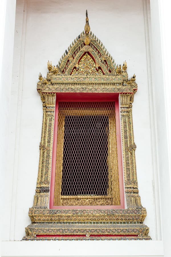 Window of Thai temple stock image. Image of texture, thailand - 57710363