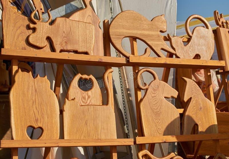 Handmade Wooden Cutting Boards in the Form of Animal Figures ...