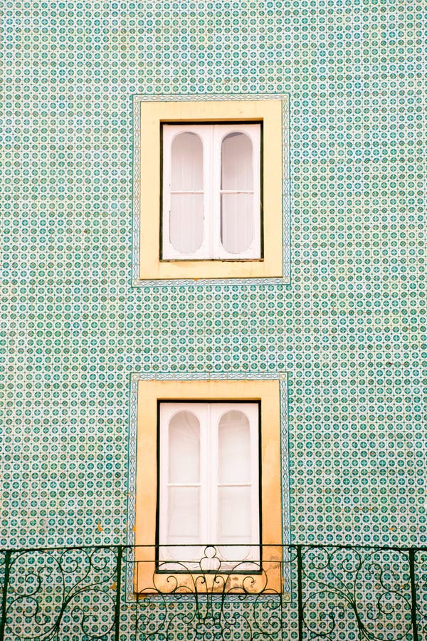 Window with tiles stock image. Image of portugal, estate - 25091935
