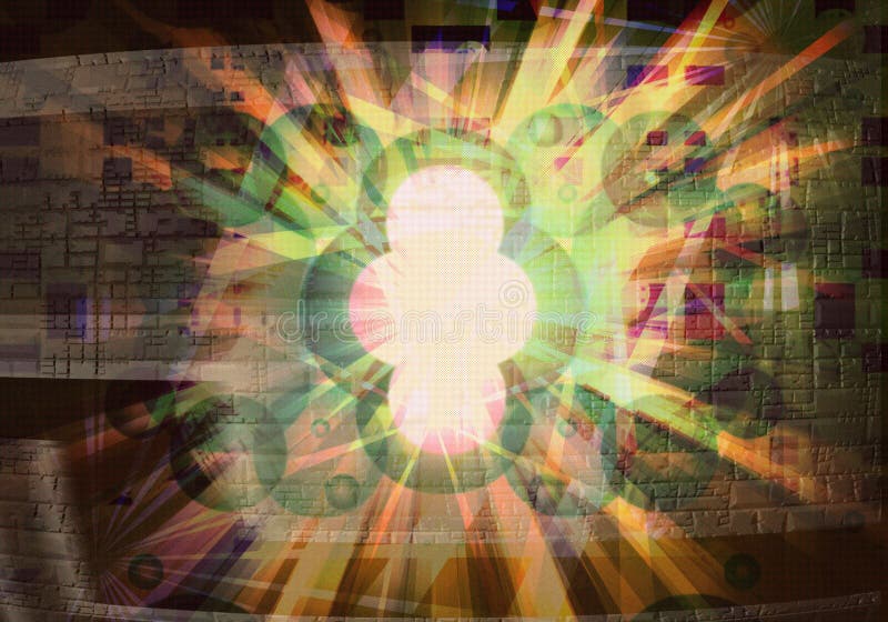 Window To Another Unknown World Stock Illustration - Illustration of ...