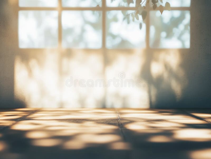 Window Tree Outside Casts Shadow Wall Stock Photos - Free & Royalty ...