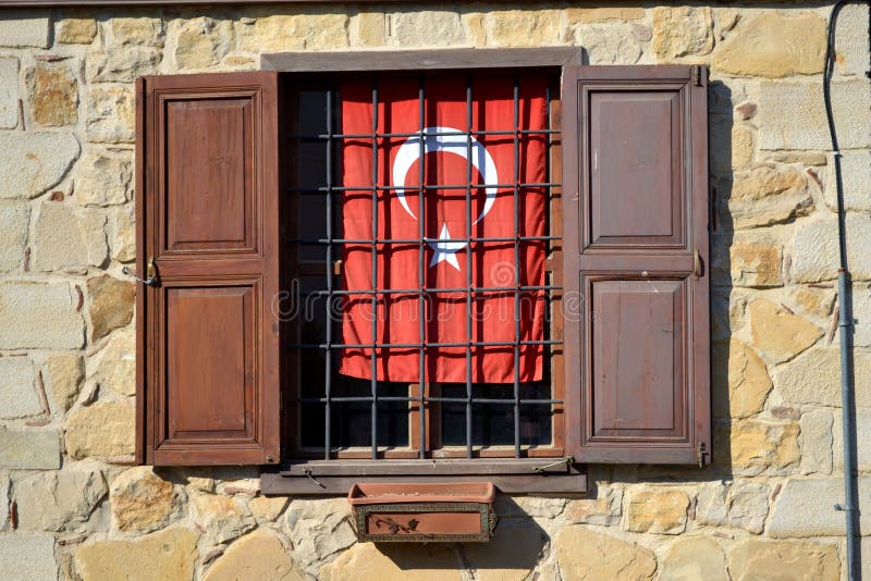 Old Window from Turkish Period Stock Image - Image of decorative, style ...