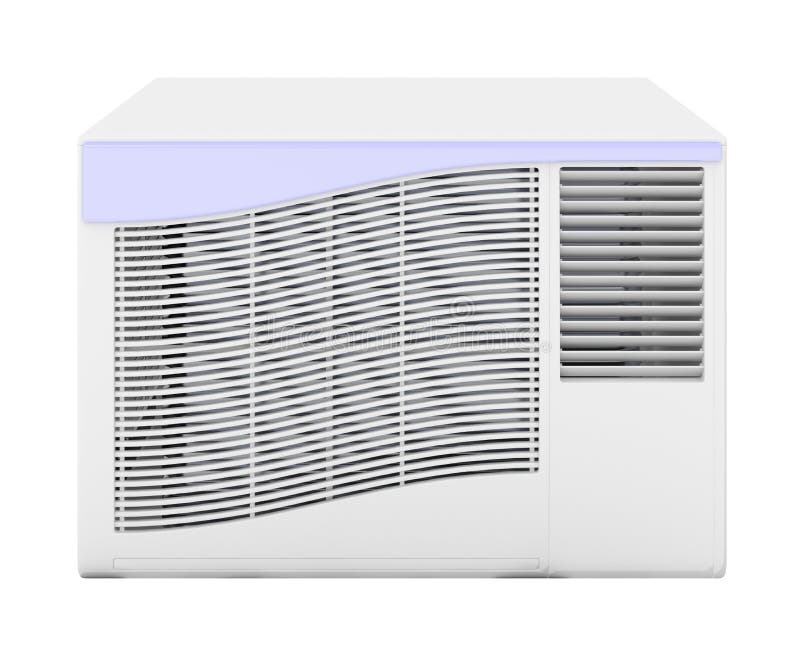 Window Unit Air Conditioner Stock Illustration - Illustration of ...