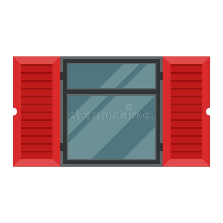 Window Vector Element Isolated Stock Vector - Illustration of flat ...