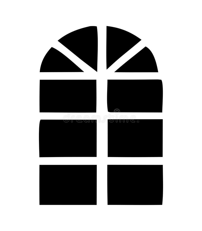 Window Vector Icon Design for House Stock Illustration - Illustration ...