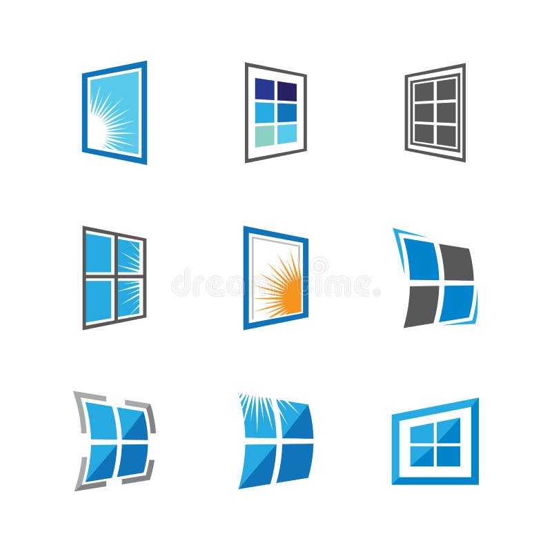 Window vector icon stock vector. Illustration of architecture - 174995890