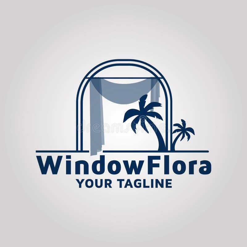 Window Vector Logo Design Template Stock Vector - Illustration of glass ...
