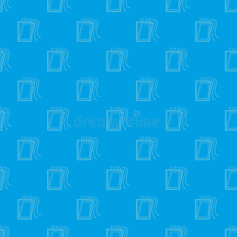 Window Ventilation Pattern Vector Seamless Blue Stock Vector ...