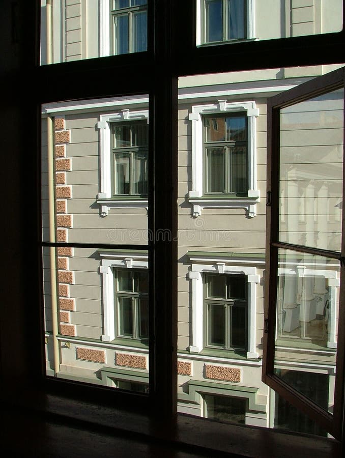 Window view stock image. Image of front, view, facade, office - 121545