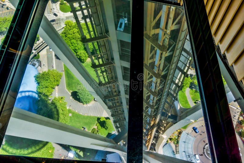 Window View from Above 3 editorial stock image. Image of architecture ...