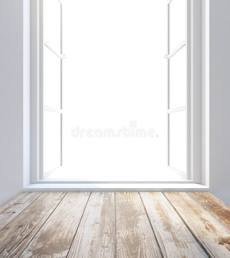 Window without view stock illustration. Illustration of frontview ...