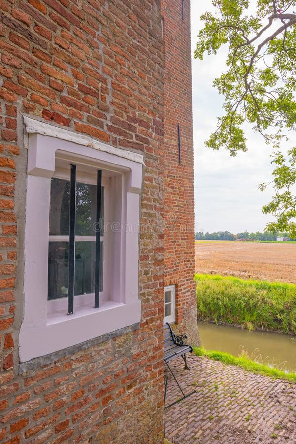 Window with a View of a Field in Sunlight Stock Photo - Image of ...