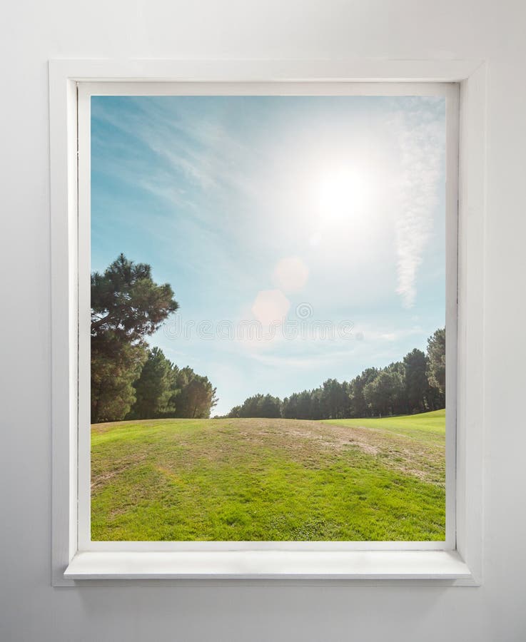 Window and Sky stock photo. Image of modern, residential - 20121946