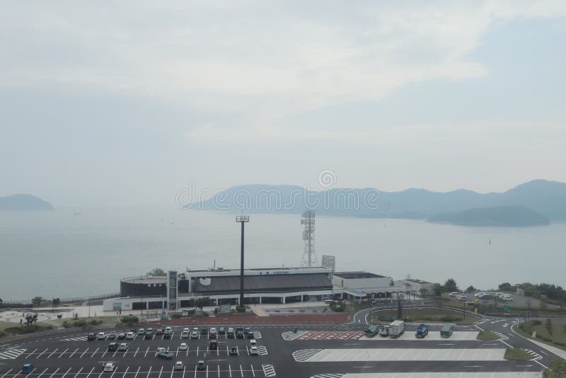 View Out of Train Cross of the Seto Bridge Editorial Photography ...